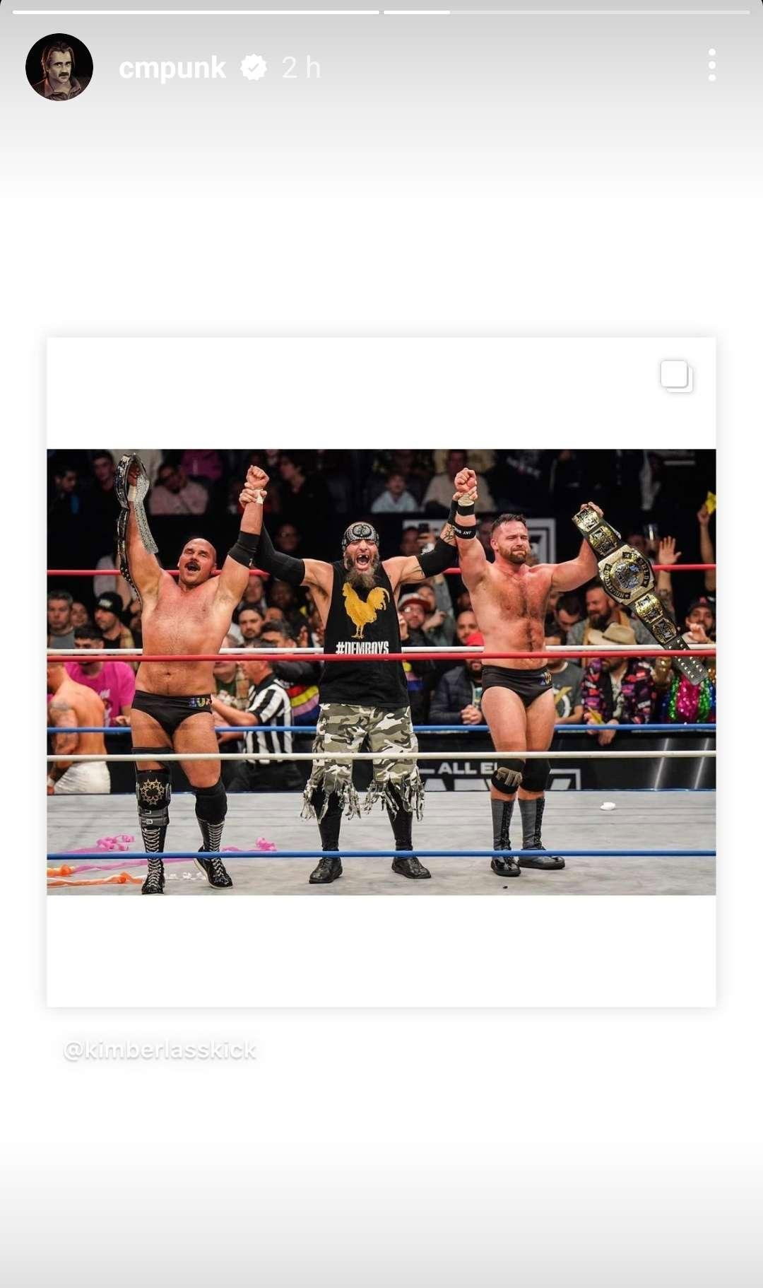 CM Punk Reacts To FTR Staying With AEW After Tag Title Win - WrestleTalk