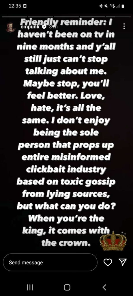 CM Punk Comments Amid Reports He's Fallen Out With AEW Again - WrestleTalk