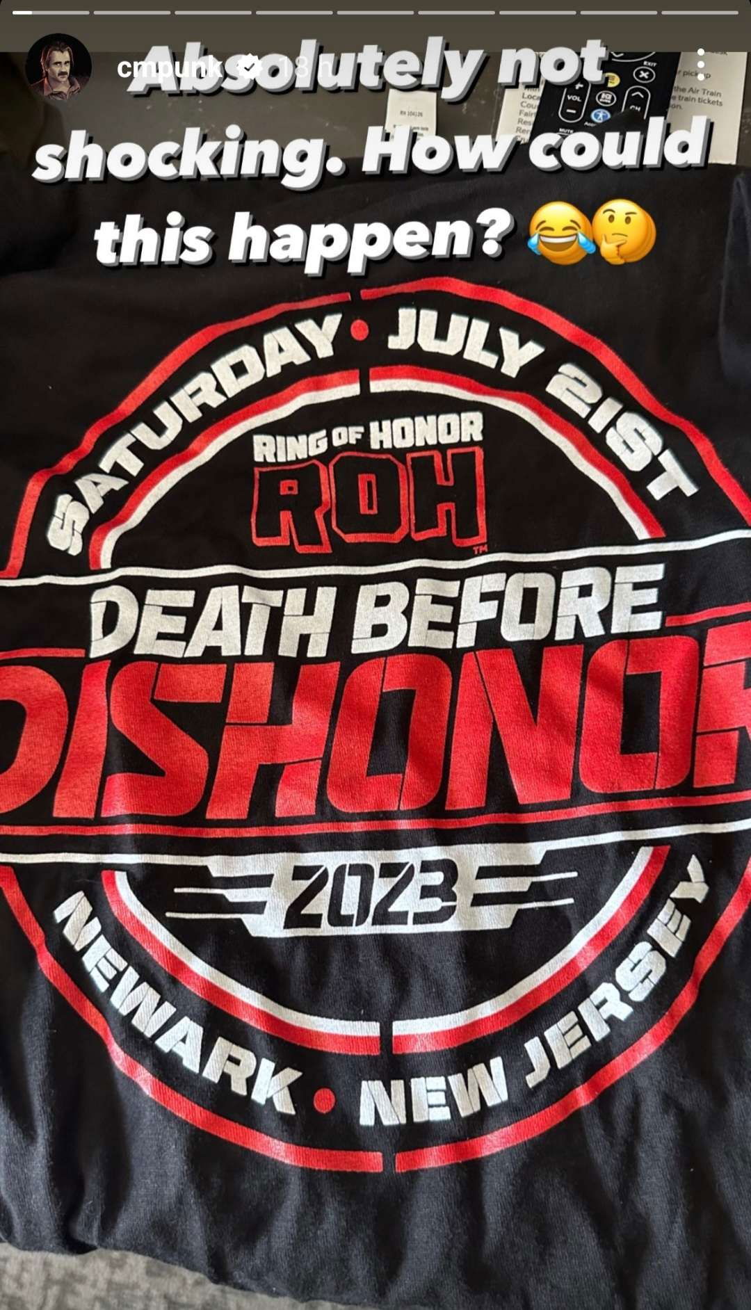 Absolutely Not Shocking Cm Punk Publicly Mocks Botched Aew Merch Wrestletalk