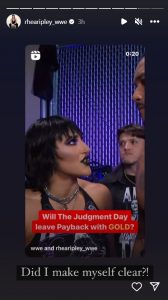 Rhea Ripley Comments On Teased 'Changes' To Judgment Day Faction - WrestleTalk