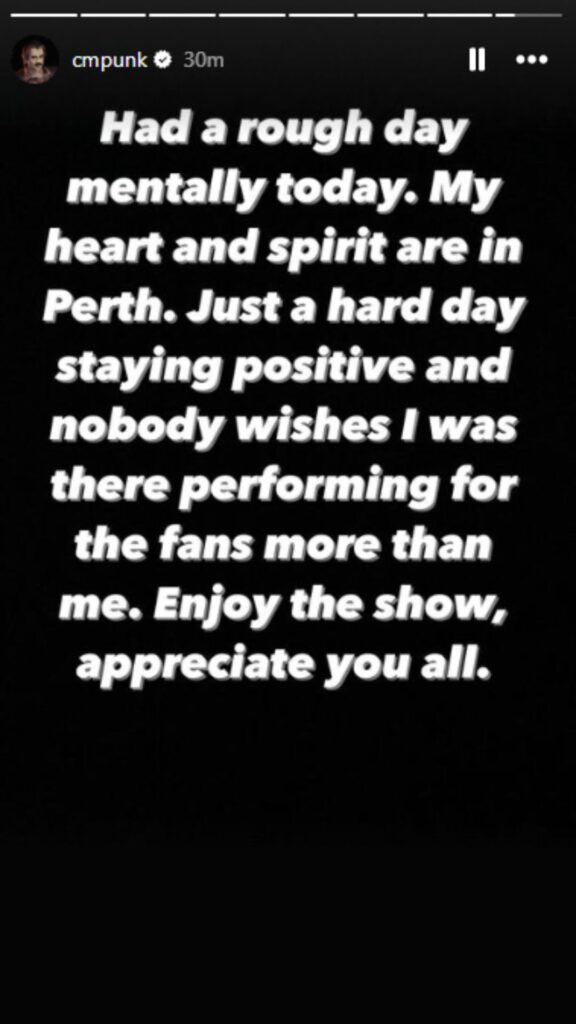 Cm Punk Sends Emotional Message To Wwe Fans Ahead Of Elimination