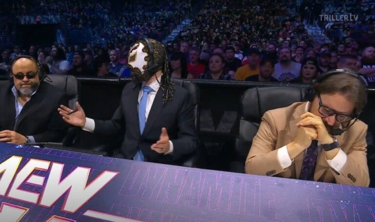 AEW Name Clarifies 'Reaction' To CM Punk & Jack Perry Footage - WrestleTalk