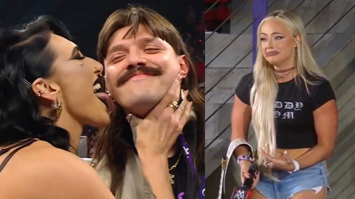 Rhea Ripley Comments After Licking Dominik Mysterio As He Made Liv Morgan Cry - WrestleTalk